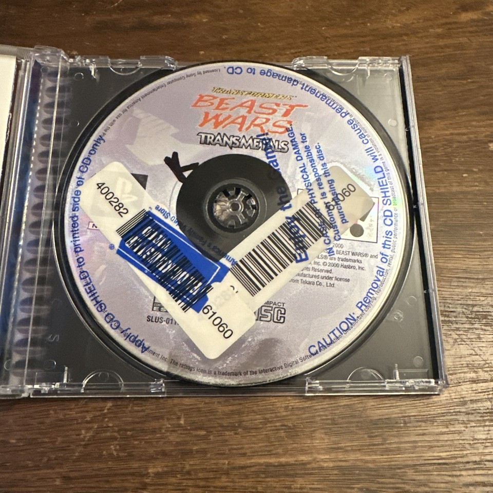 Transformers: Beast Wars Transmetals (Sony PlayStation 1 PS1) Tested ...