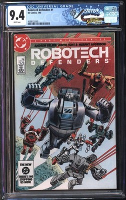 Comico Robotech Defenders #1 1/85 FANTAST CGC 9.4 White Pages | eBay