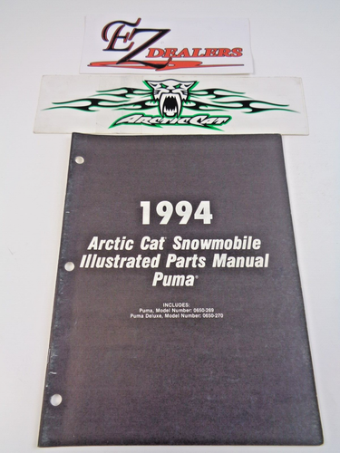 Arctic Cat Snowmobile Parts Manual Arctic Cat 1994 Puma OEM # 2254-981 ...