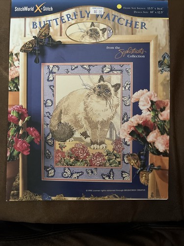 StitchWorld "Butterfly Watcher" Pattern Sophisticates Collection. Cat ...