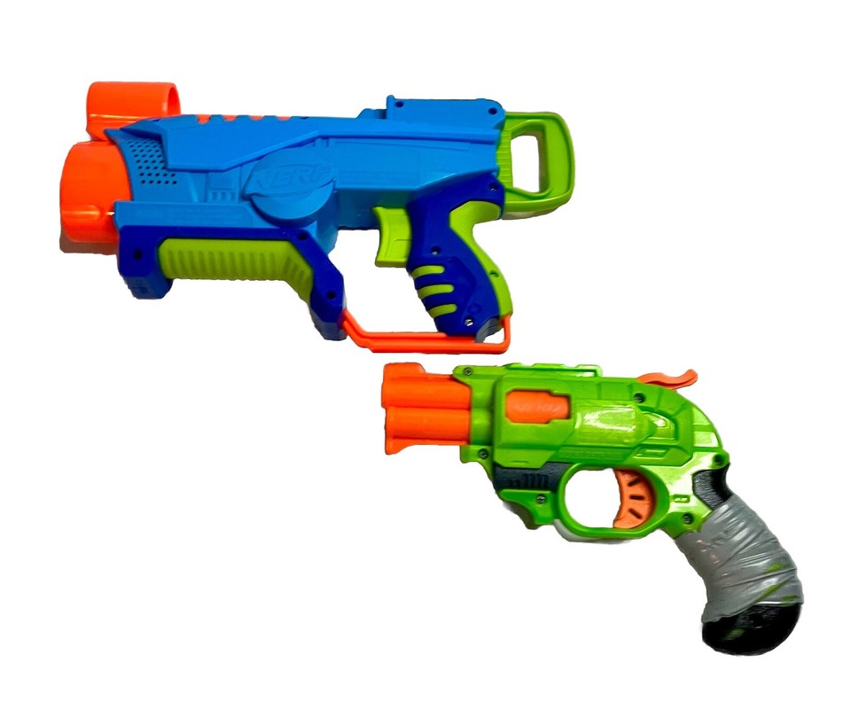 Two Nerf Guns - Double Strike & Explorer Used Fast Shipping | eBay