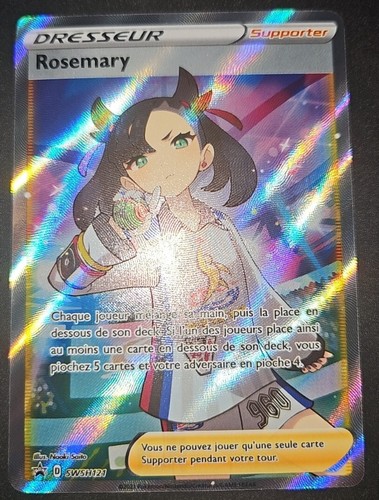 Carte Pokemon Rosemary Full Art Swsh121 Promo Eb Nm Fr | eBay