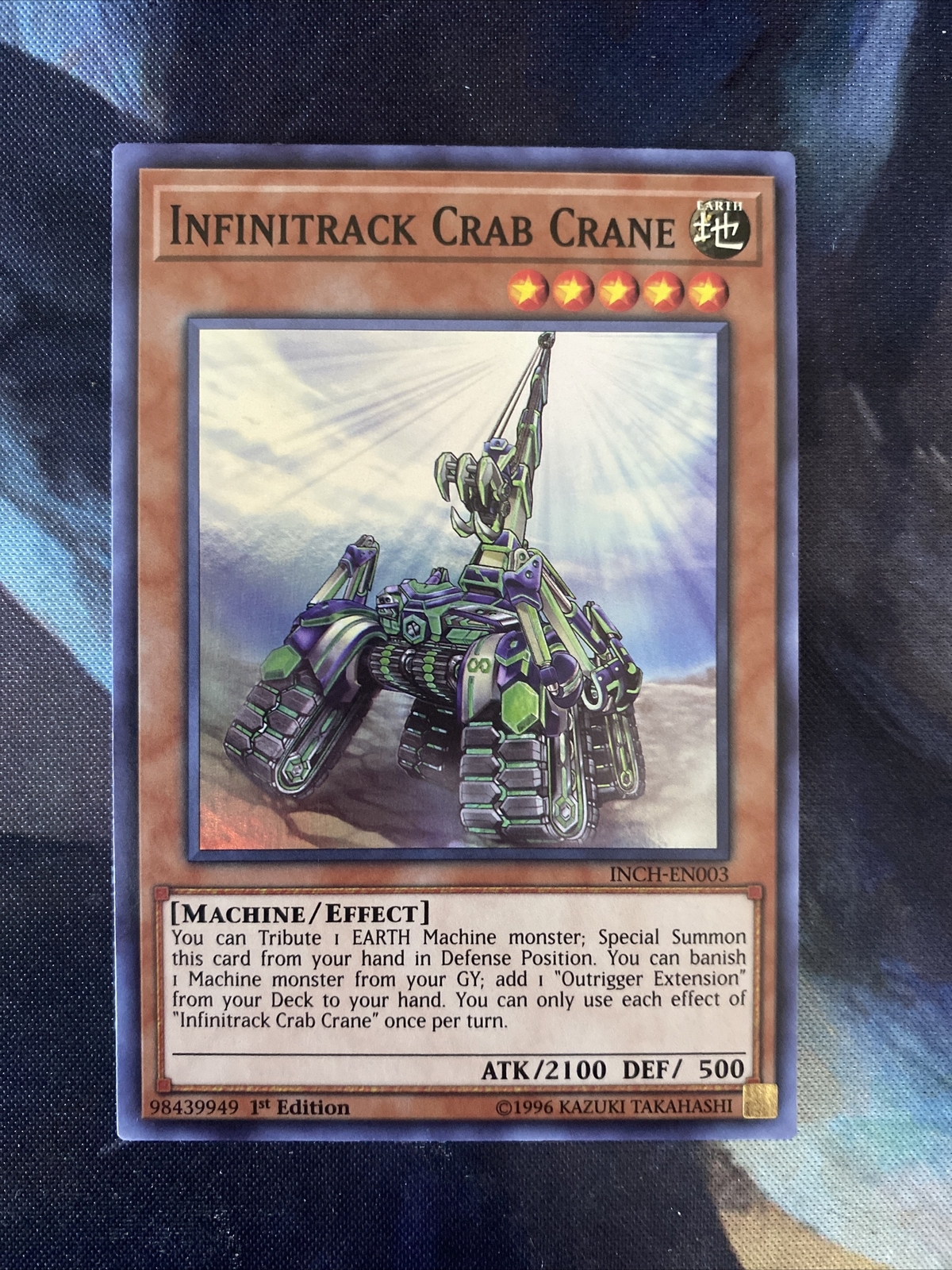 Yu-Gi-Oh! TCG Infinitrack Crab Crane Infinity Chasers INCH-EN003 1st ...
