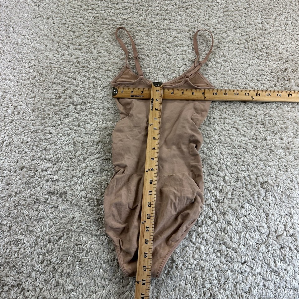 Slims Shapewear Bodysuit Womens Size Small / Medium Beige Tan Full ...