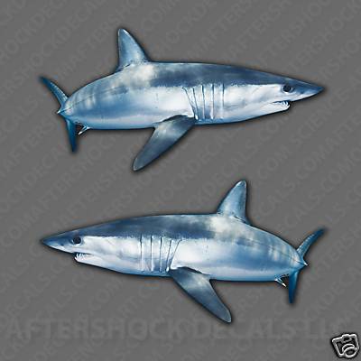 Mako Shark Sticker Decal Ocean Beach Bonito Shark Australia Blue ...