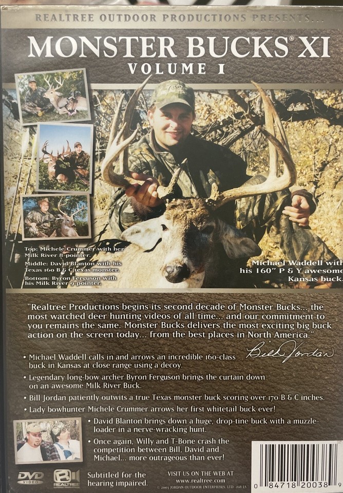 Monster Bucks XI Volume 1: The Legacy Continues (DVD, 2003, Realtree ...