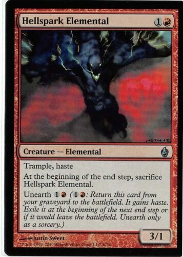 Hellspark Elemental FOIL PDS Fire an Lightning LP Magic the Gathering DNA GAMES | eBay
