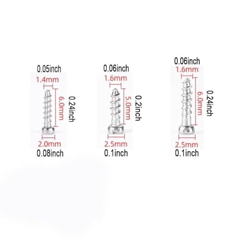 Plate Glasses Self Tapping Screws Eye Repair Frame Screws Small ...