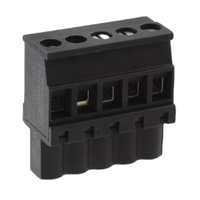 1836891 Terminal Block Plug, 5 Position Female Sockets 0.200" (5.08mm ...