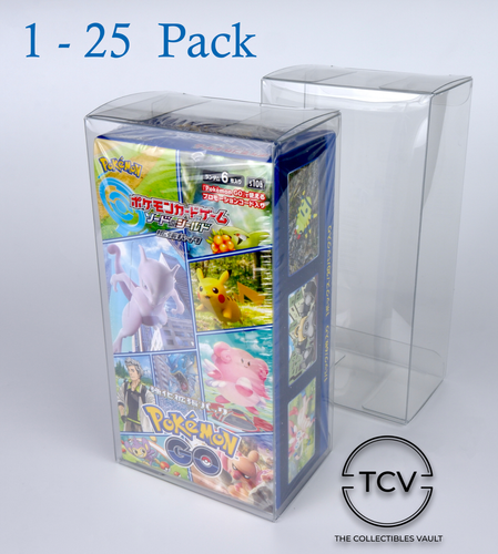 Pokémon Japanese Booster Box (small) Protector Case 0.6mm (1, 3, 5, 10 ...