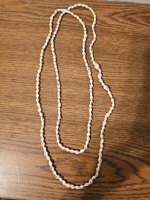 Vintage mini shells necklace Long | eBay