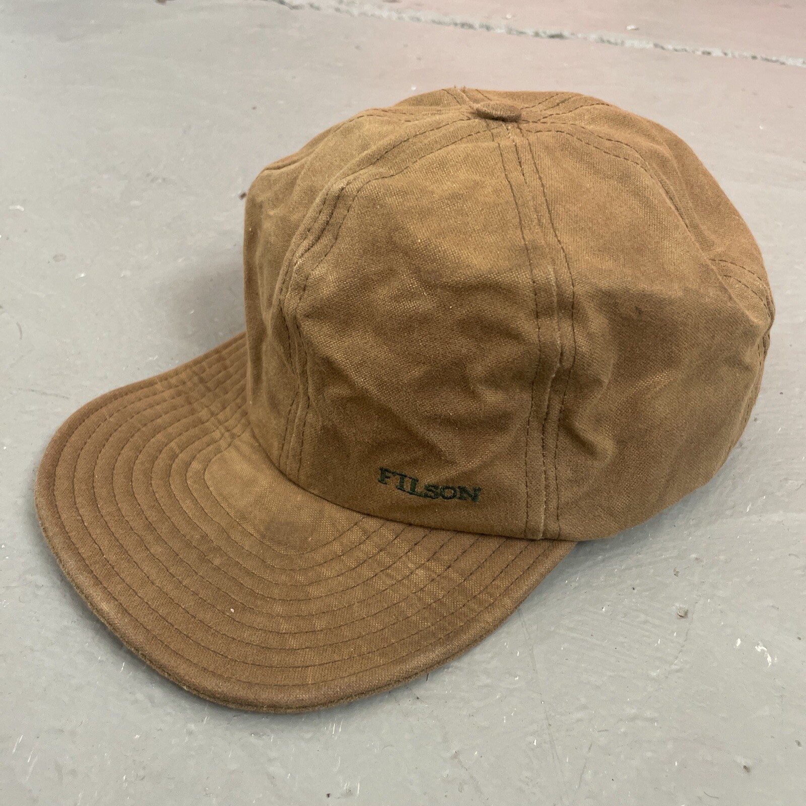 Vintage Filson Canvas Duckbill Military Style Hunting Hat Cap Made In ...