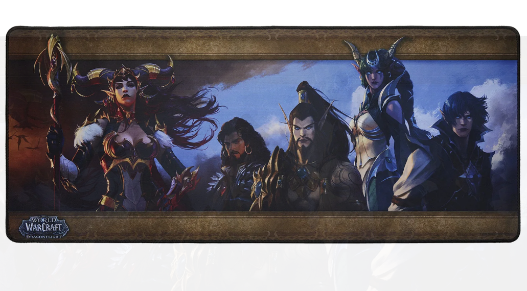 World of Warcraft Dragonflight Desk Mat Mousepad Play Mat Art Figure ...