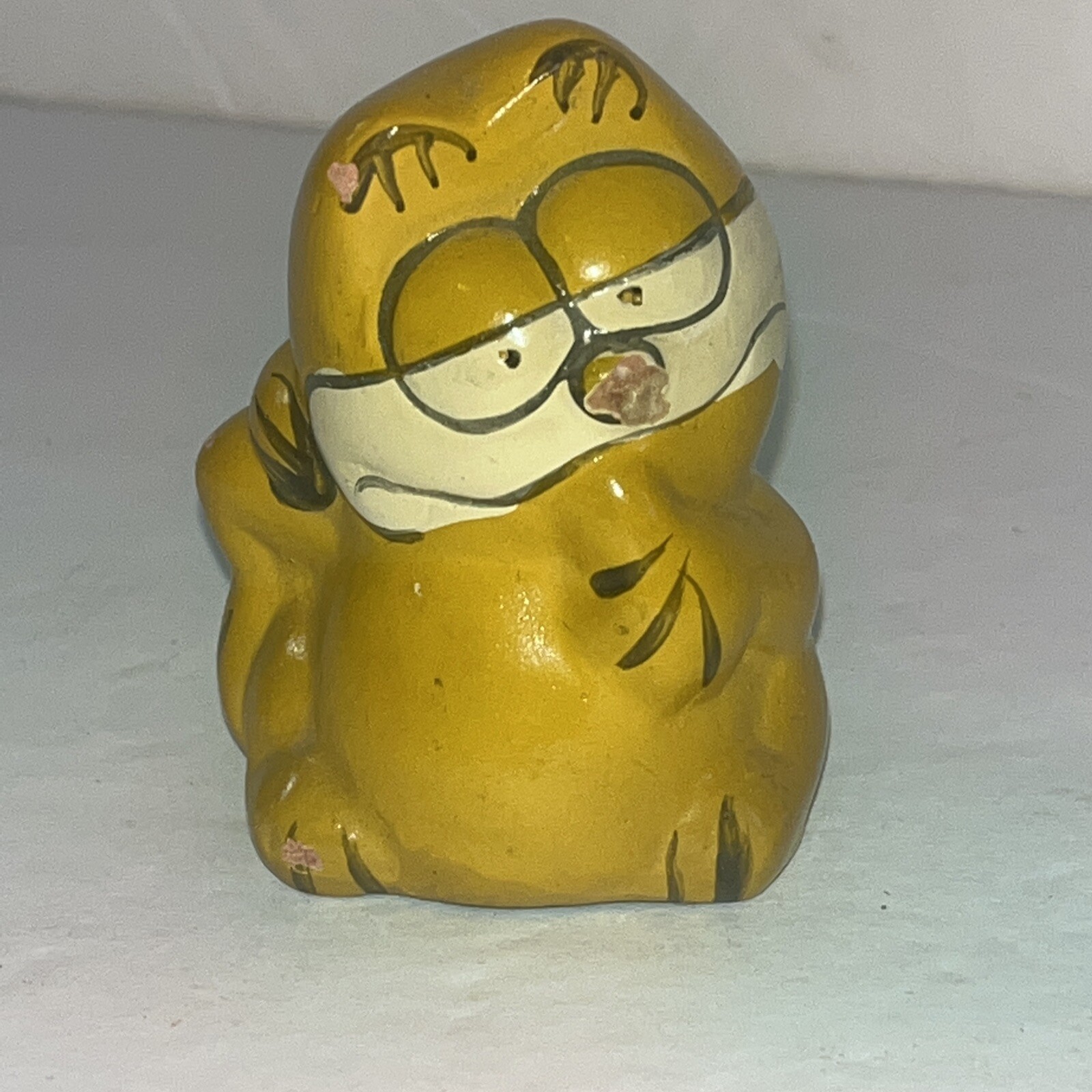 Early Vintage 70s Garfield Pencil Sharpener Figure Ceramic Old Rare ...