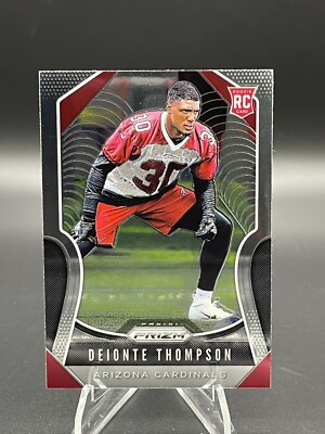 2019 Panini Prizm Deionte Thompson Base Rookie #390 Arizona Cardinals ...