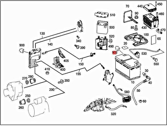 MERCEDES BENZ MB Genuine OEM Rep Set Contact A2044405507 2044405507 for ...