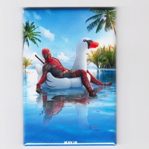 DEADPOOL 2 / INFLATABLE SWAN - 2"x3" MOVIE POSTER MAGNET (xforce marvel ...
