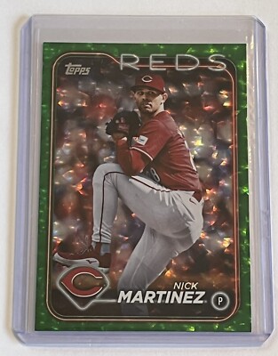 2024 Topps Update Nick Martinez Green Foil /499 Reds | eBay