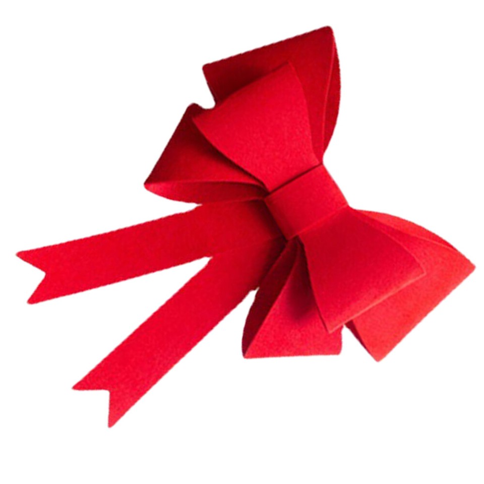 Big Red Bow Large Red Felt Bows Decorative Christmas Bows Large Red Bow ...