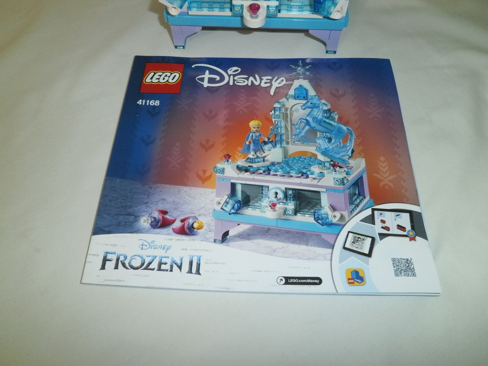 LEGO Disney #41168 Elsa's Jewelry Box Creation 100% Complete w ...