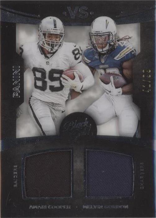 2015 Panini Black Gold - Vs Amari Cooper, Melvin Gordon #VS-CG White ...