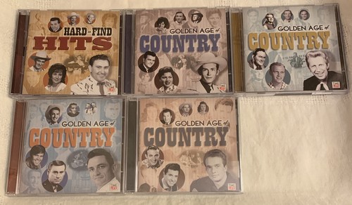 TIME LIFE Golden Age Of Country 8 CD Lot Ex Condition 2 Sealed Discs 3 ...