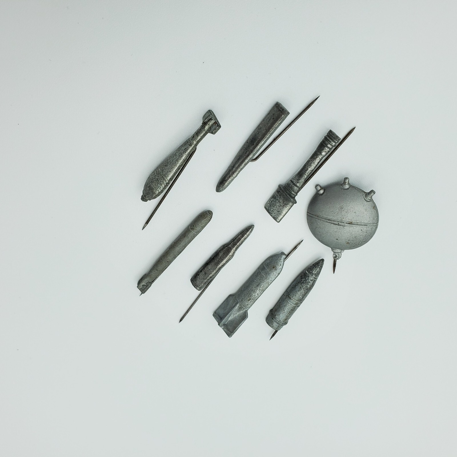 Original German WW2 WWII WHW granade missile pin set bomb mine torpedo ...