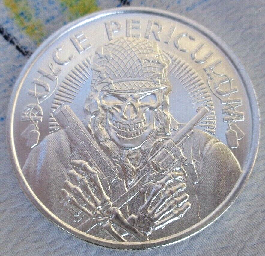 1 oz. 2022 DULCE PERICULUM (Danger is Sweet) Latin Allure round .999 ...