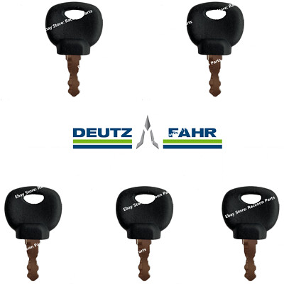 5 Deutz-Fahr Tractor Ignition Keys AgroPrima some D DX series 53961 ...
