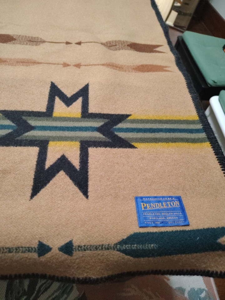 Pendleton Chief Joseph Wool Blanket 'Robe' 64" X 80" Made In Portland ...