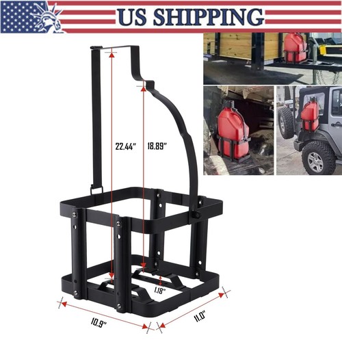 Fuel Jug 5.5 Gallon Liquid Container Holder Rack Bracket Mount for VP ...