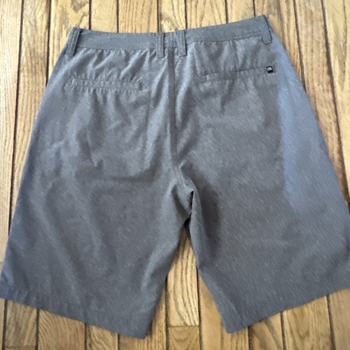 Travis Mathew Shorts Mens 32 Lightweight Grey Confetti Performance Golf ...
