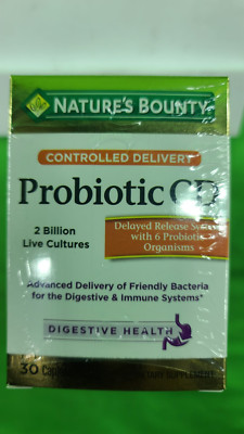 NATURE'S BOUNTY Controlled Delivery Probiotic CD, 30 Caplets, Exp 5/ ...