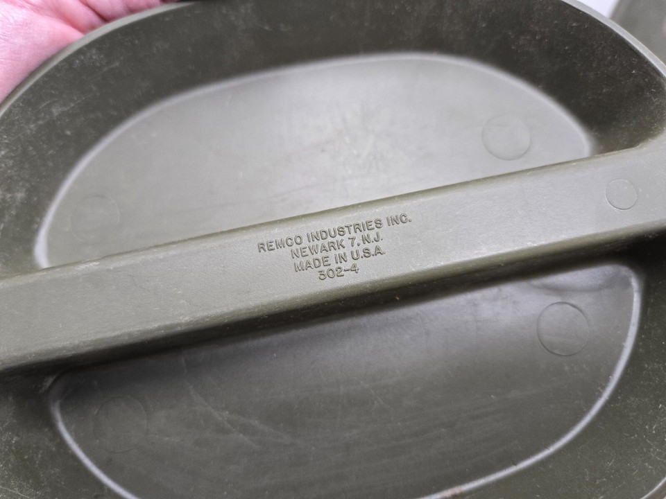 Vintage Vietnam War US Marines Remco USMC Plastic Mess Kit Boy Scout ...