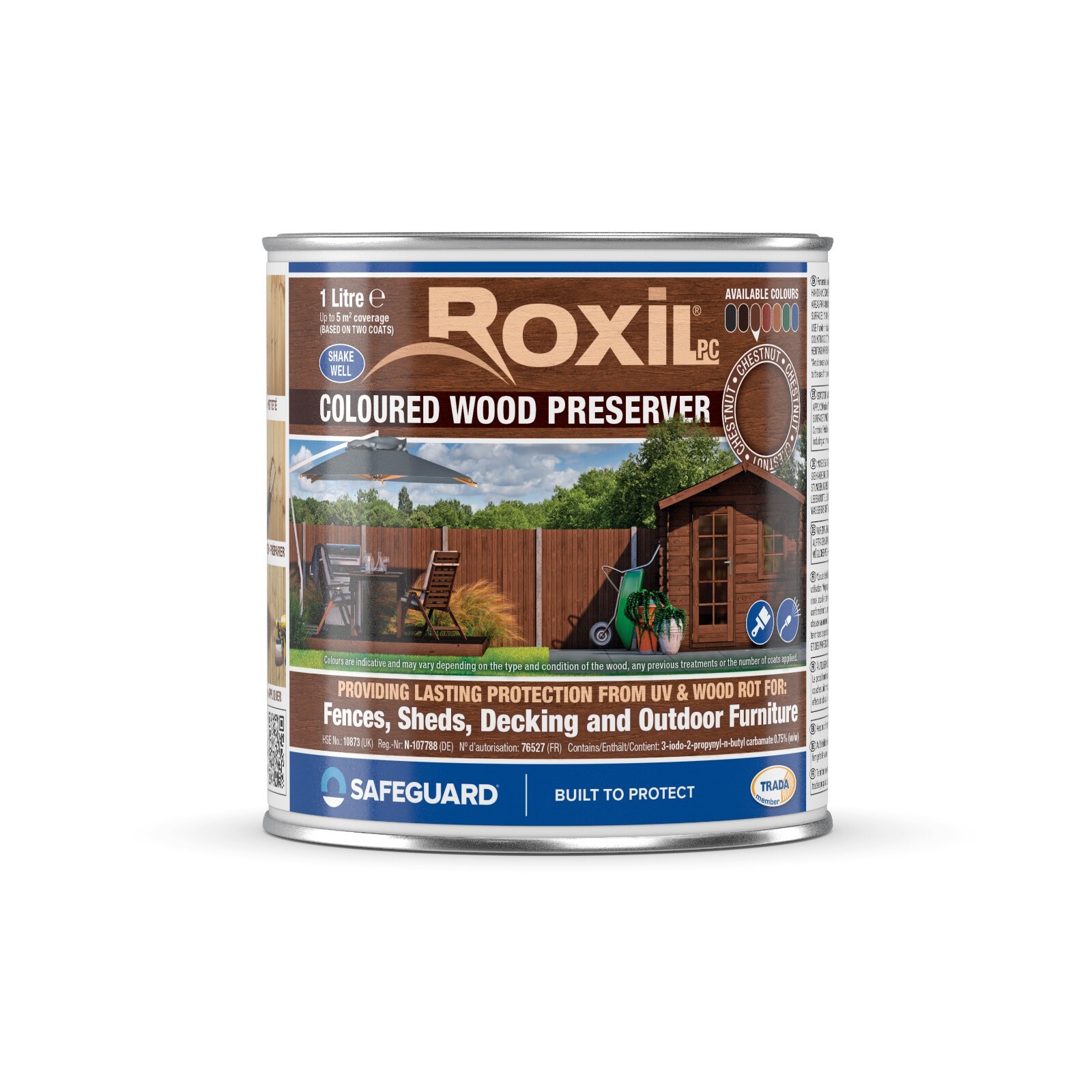 Roxil Wood Stain Preserver - 5 Year Wood Protection for Indoor ...