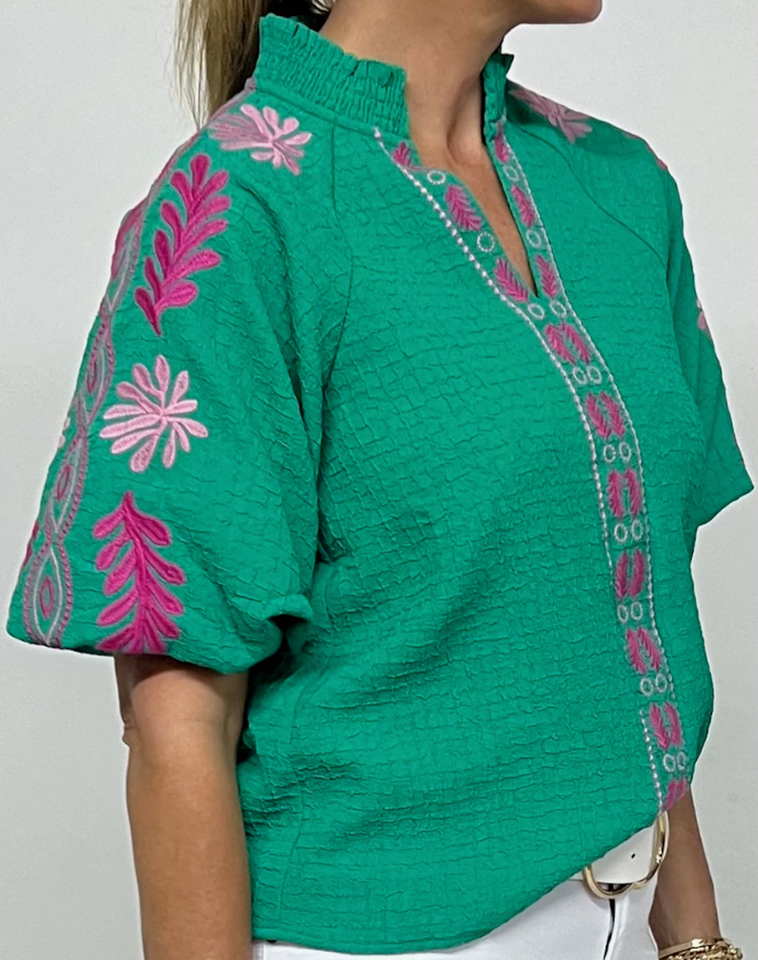 THML Embroidered Top, Size S, NWT | eBay