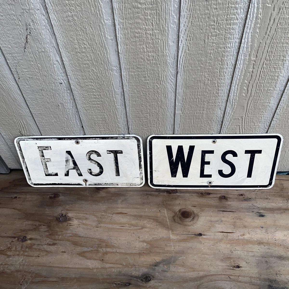 Vintage Metal Street Signs