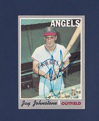 Jay Johnstone signed California Angels 1970 Topps baseball card | eBay