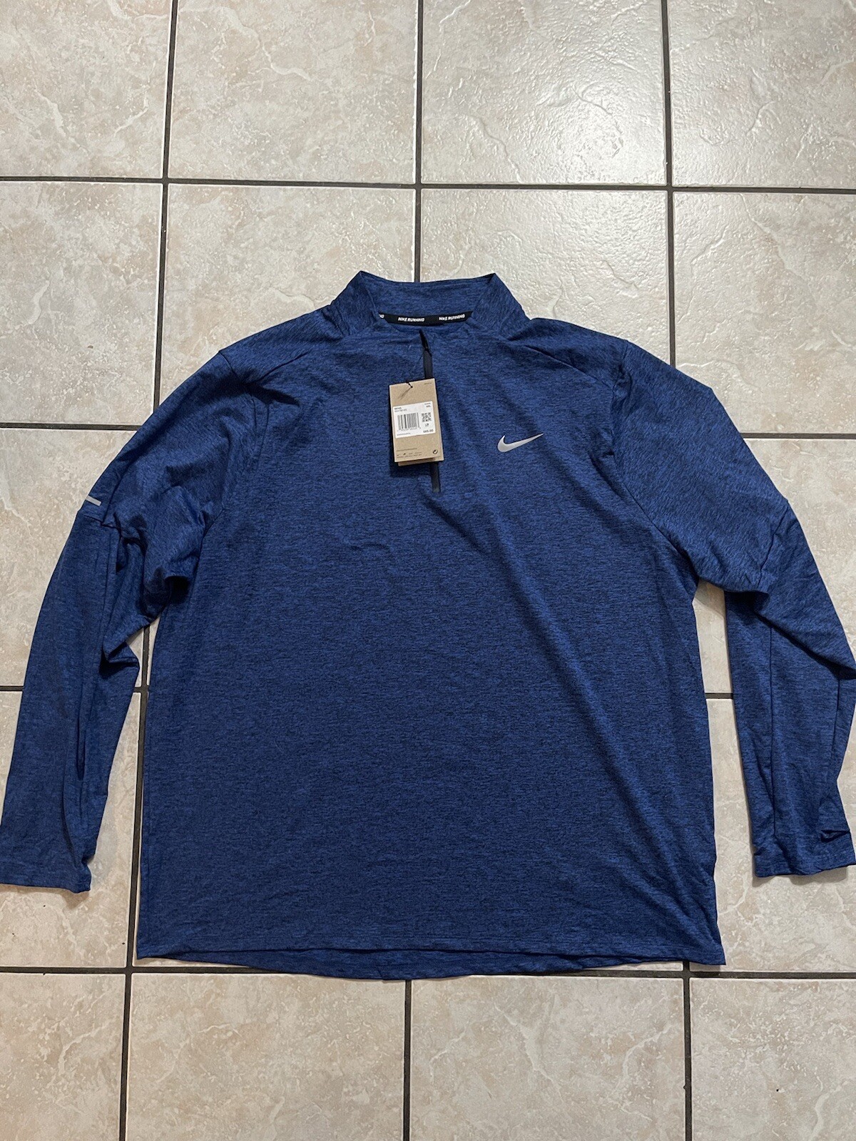Nike Mens Size 2XL Dri-FIT Element 1/4-Zip Running Lightweight Jacket ...