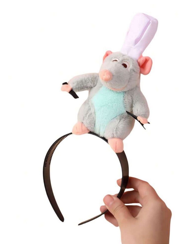 NEW Disney RATATOUILLE CHEF REMY MOUSE EARS HEADBAND HAIR CLIPS HAT ...