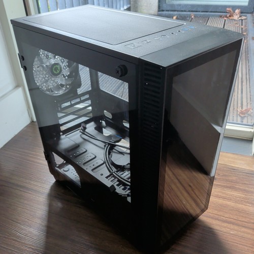 GameMax Mini Abyss ARGB mATX PC Black Gaming Case w/ Infinity RGB Front ...