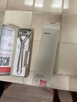 Leaf Razor Chrome Triple-Blade Pivoting Head Safety All-Metal Shaver ...