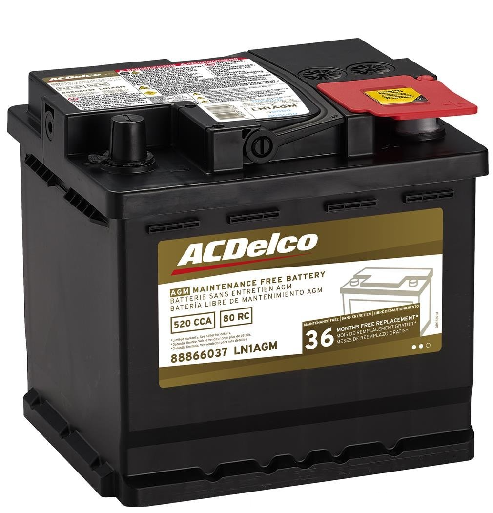 ACDELCO LN1AGM 88865429 AGM; BCI Group: 140R; CCA: 520 68; RC: 80 MJ | eBay