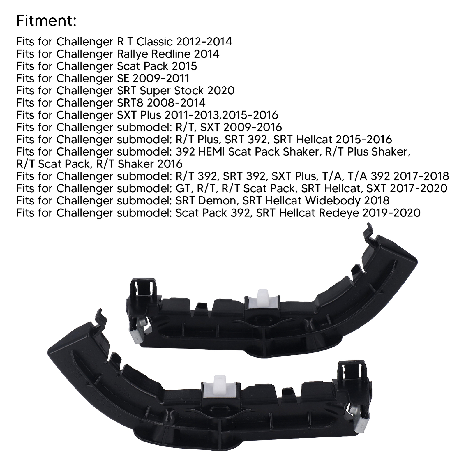 * 2Pcs Front Bumper Support Bracket 68024342AD Bumper Retainer For ...