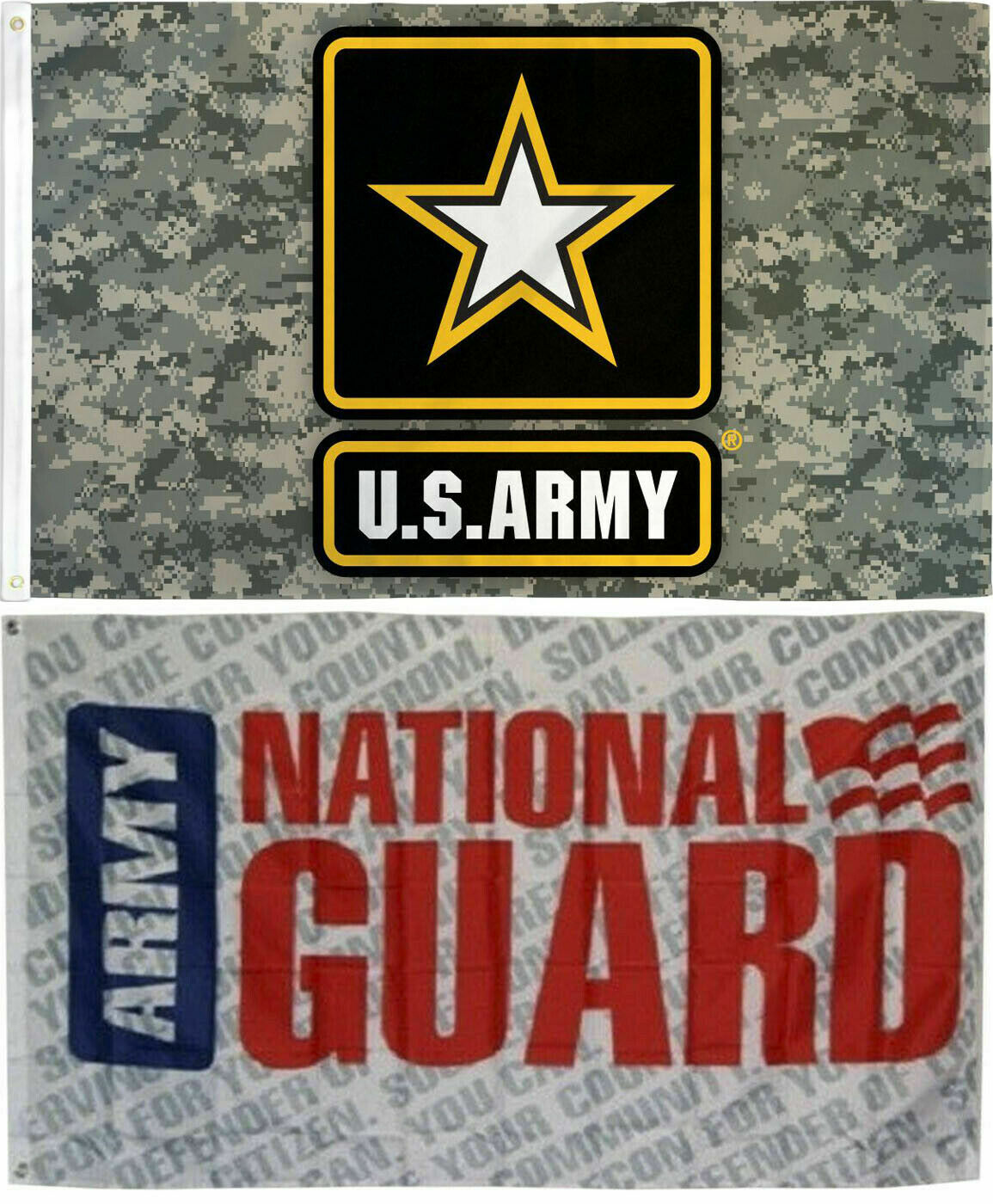 Wholesale Combo LOT 3' X 5' Army Strong Camo & US Army National Guard ...