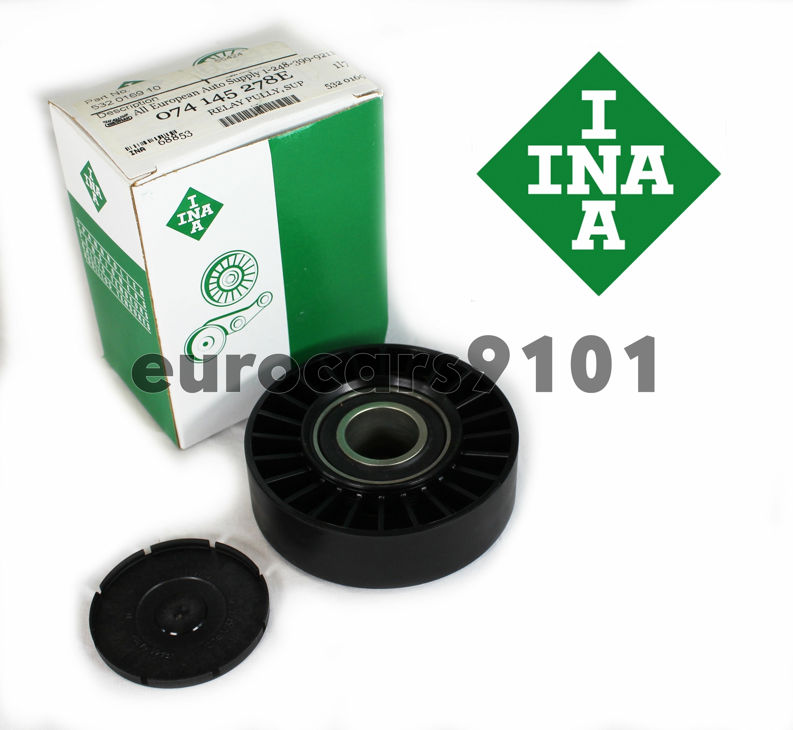 Volkswagen Passat INA Accessory Drive Belt Idler Pulley 5320169100 ...