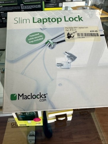 Maclocks CL15 Universal Security Laptop MacBook Cable Lock with 6-Foot ...