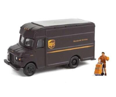 Walthers SceneMaster (Preiser) 1/87 HO Scale UPS DELIVERY TRUCK w ...