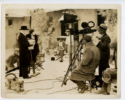 Clarence Brown Directing Lewis Stone & Peggy Wood in "Wonder of Woman ...