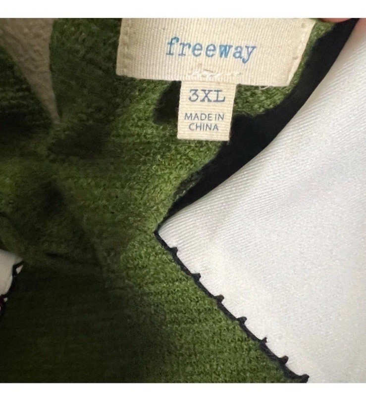 Anthropologie Freeway Olive Sweater with Crisp White Collar Preppy size ...